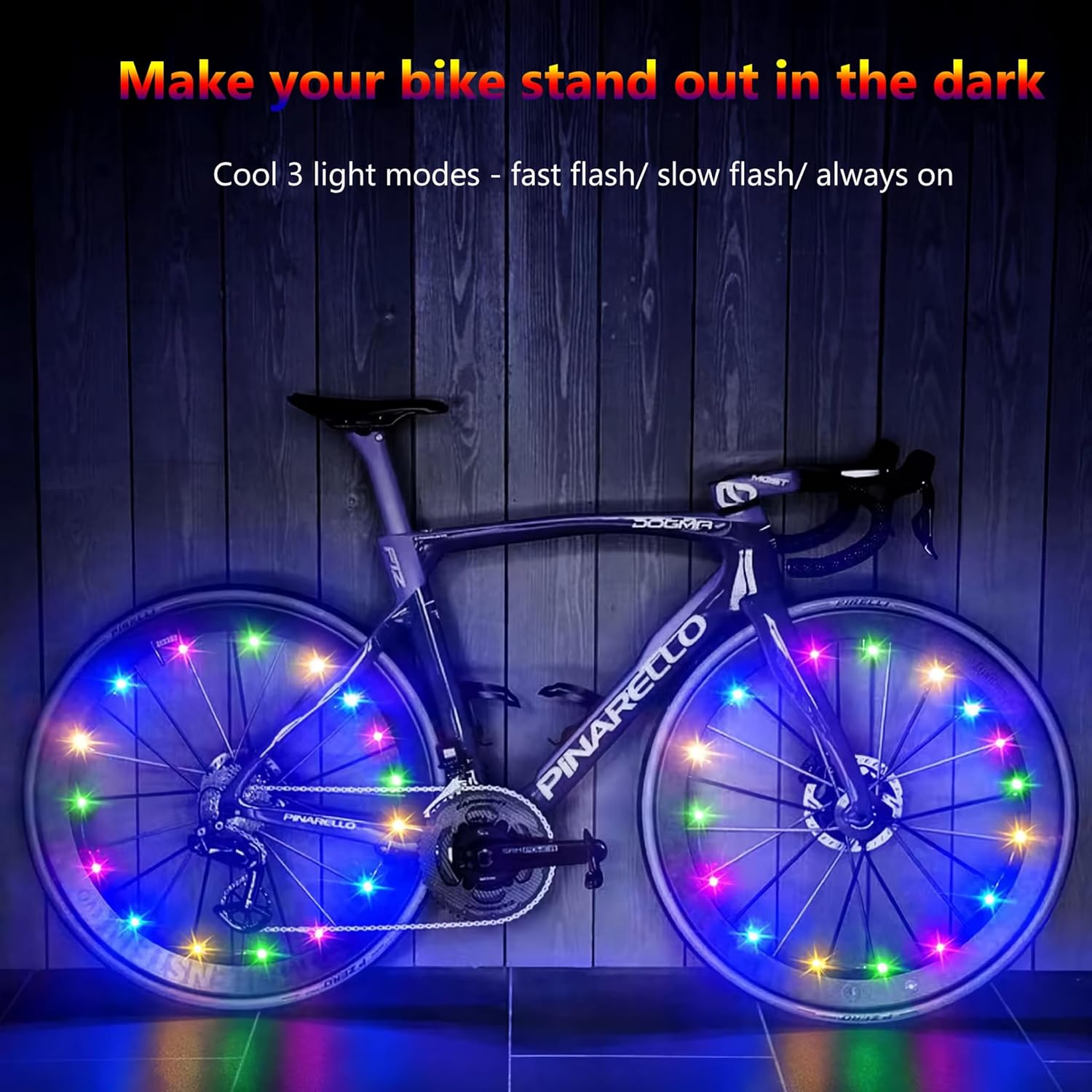 REELAU 2 PACK Bike Wheel Light with AAA Batteries, Waterproof Bright Colorful... $22.39 ...