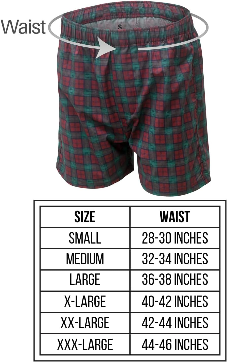 Flush Men Cotton Boxer Breathable Boxer Shorts Plush Waistband Boxers ...