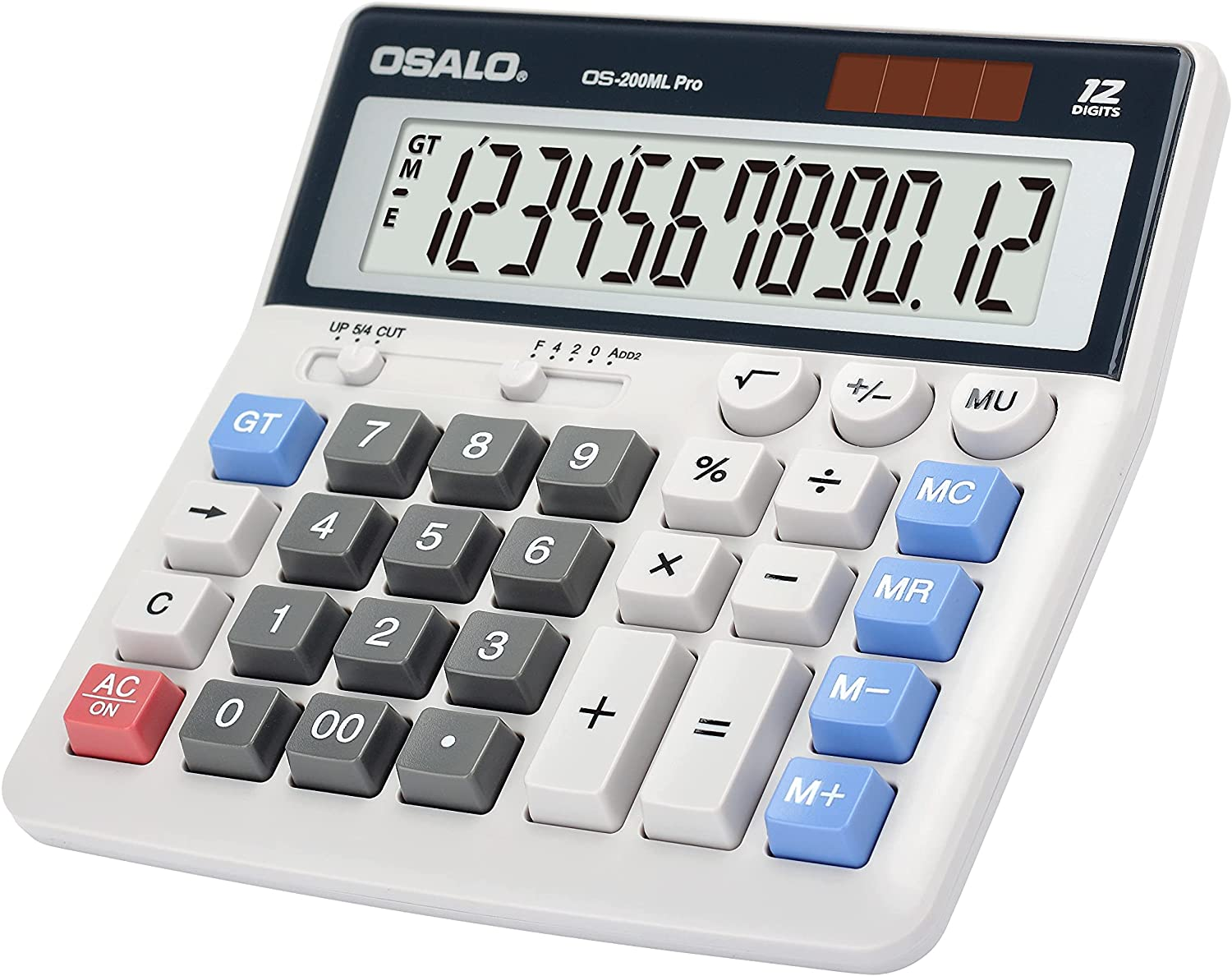 Adding Machine Calculator With Tape M&G Desk Calculator 12 Digit Extra ...
