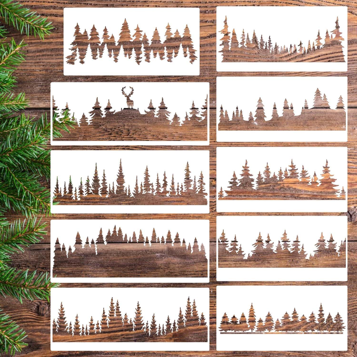 Tree Stencils For Wood