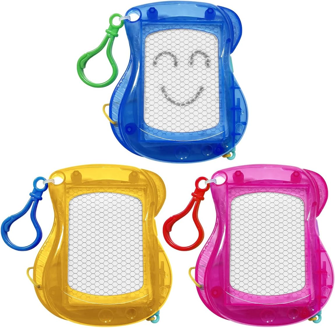 BEZANU MINI MAGNETIC Drawing Board, 3 PCS Doodle Board Keychain for ...