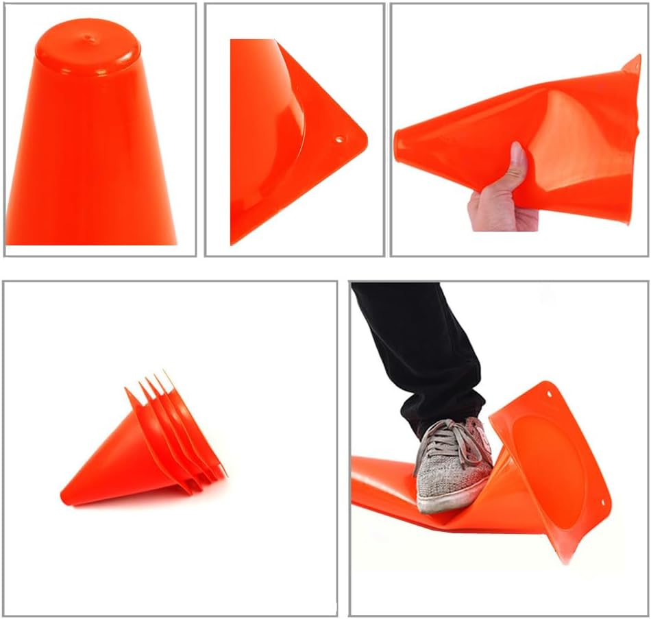 24 PCS MULTIPURPOSE Training Cones,Soccer Cones,Sports Training Field ...