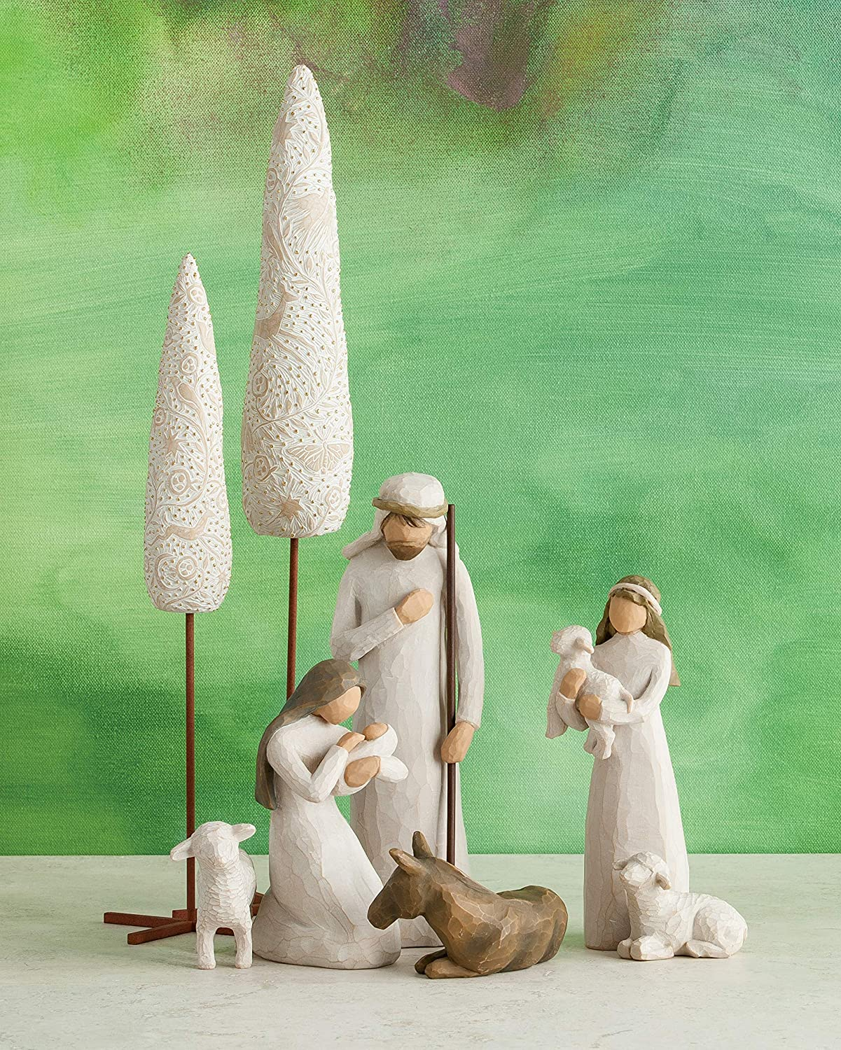 Willow Tree 6-Piece Nativity Set, Behold The Awe and Wonder of The ...