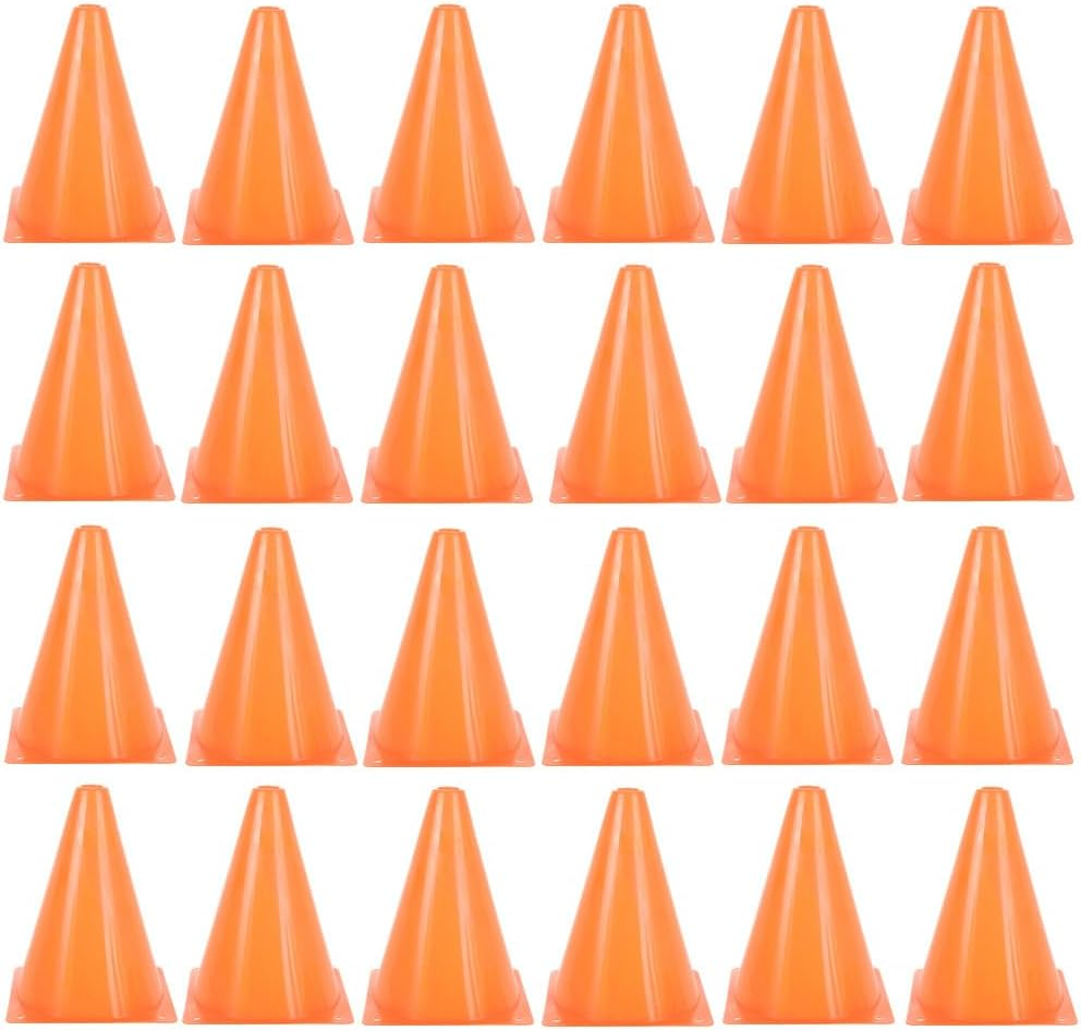 24 PCS MULTIPURPOSE Training Cones,Soccer Cones,Sports Training Field ...