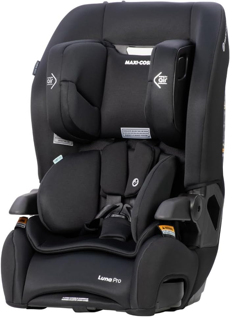 MAXI COSI LUNA Pro Forward-Facing Harnessed Booster Car Seat Onyx- Safe ...