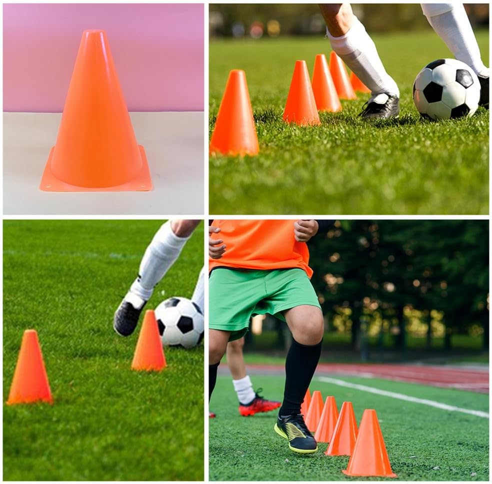 24 PCS MULTIPURPOSE Training Cones,Soccer Cones,Sports Training Field ...