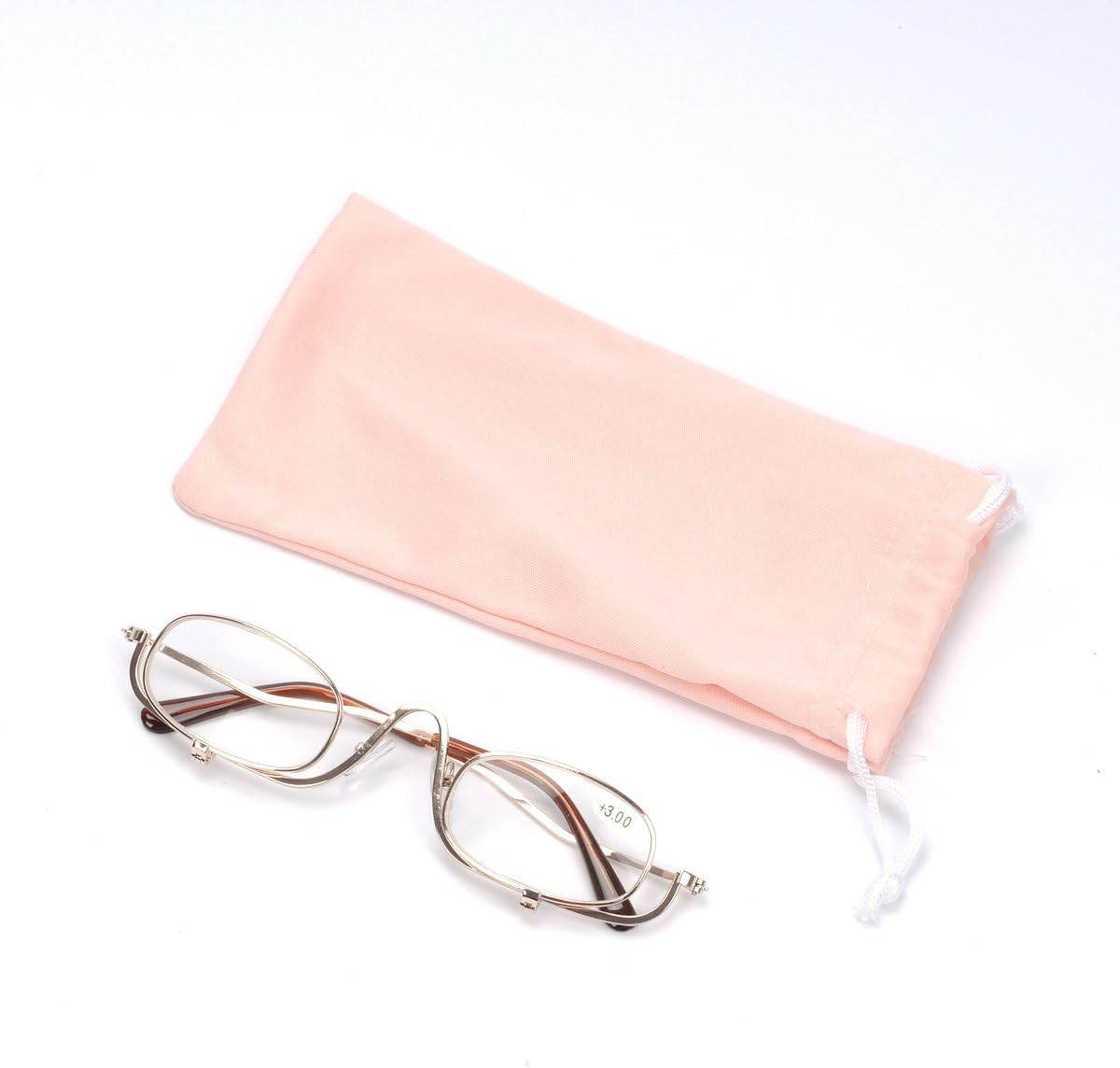 Magnifying Makeup Reading Glasses Folding Flip down Lenses Magnifying ...